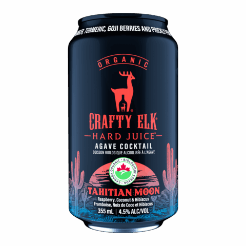 Tahitian Moon Agave/Tequila Cocktail | Crafty Elk Hard Juice